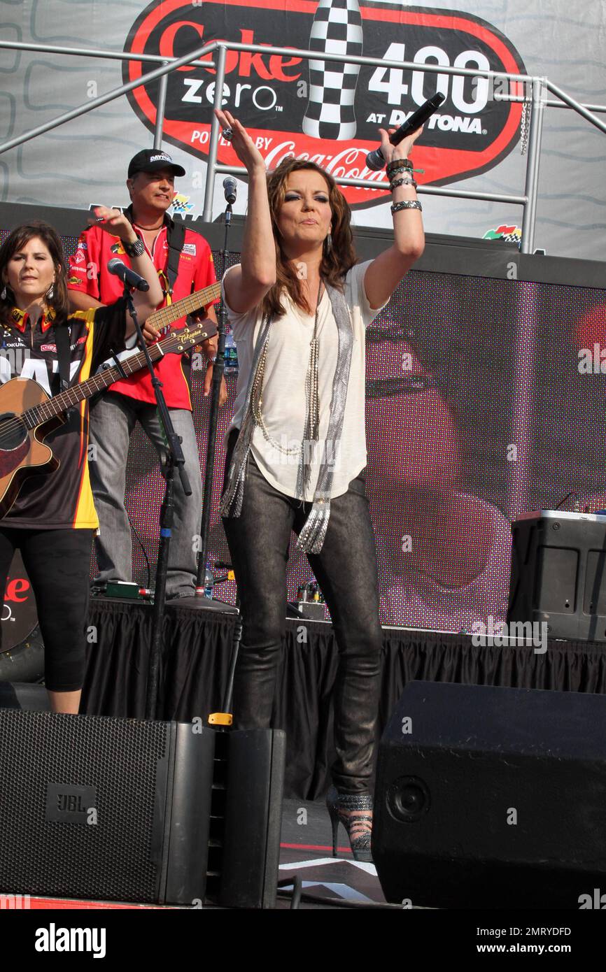Country singer Martina McBride performs in concert prior to the start ...