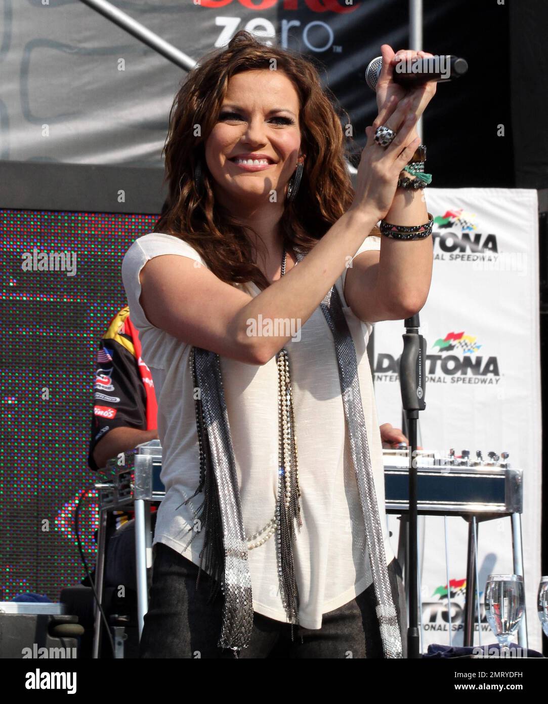 Country singer Martina McBride performs in concert prior to the start ...
