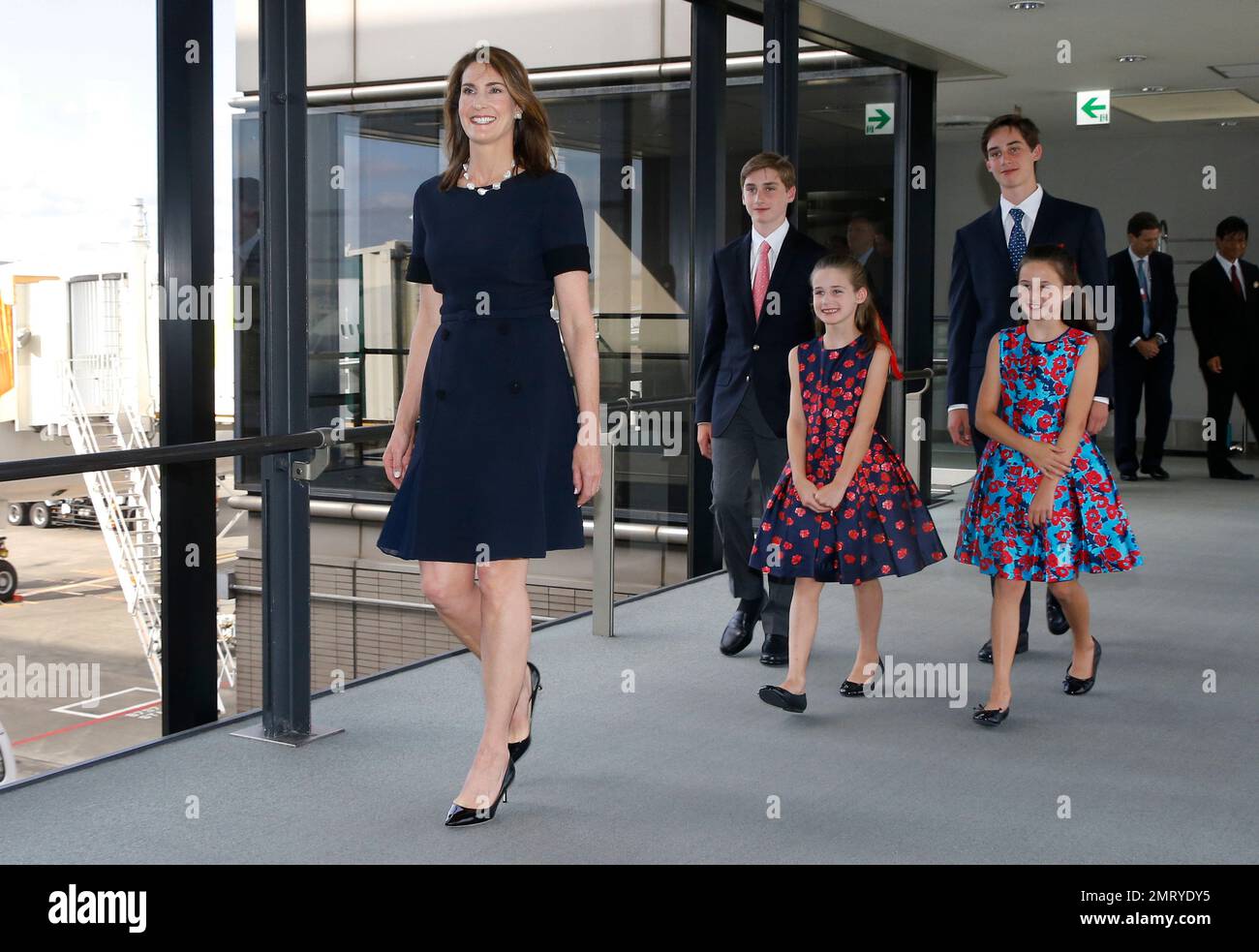 Family members of new U.S. Ambassador to Japan William Hagerty, wife ...