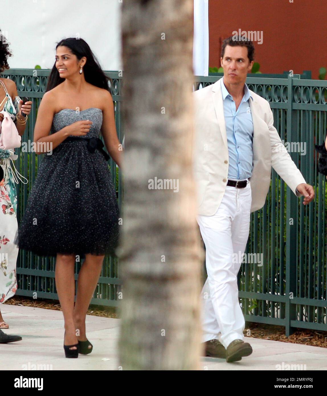 EXCLUSIVE!! Matthew McConaughey and his new bride Camila Alves attended ...