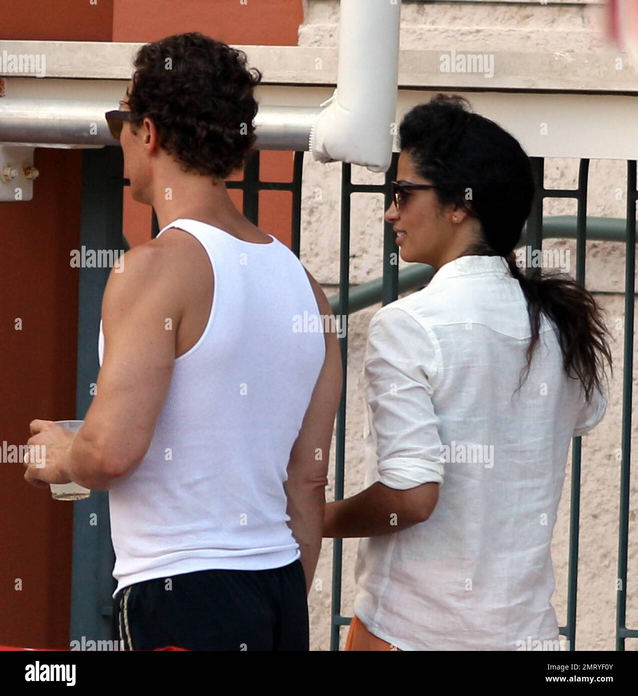 EXCLUSIVE!! Matthew McConaughey and his new bride Camila Alves attended ...