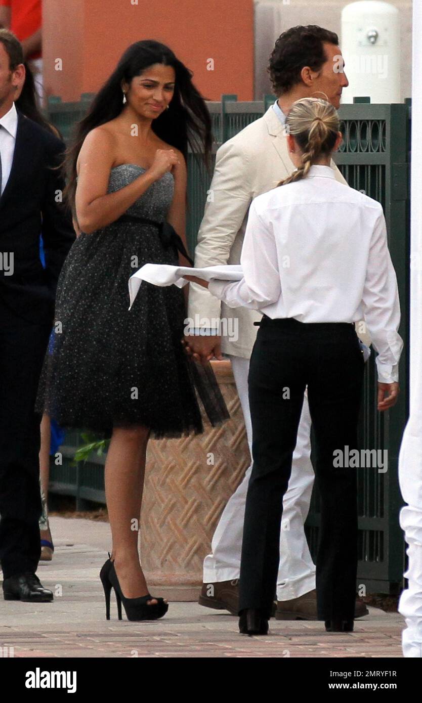 EXCLUSIVE!! Matthew McConaughey and his new bride Camila Alves attended ...