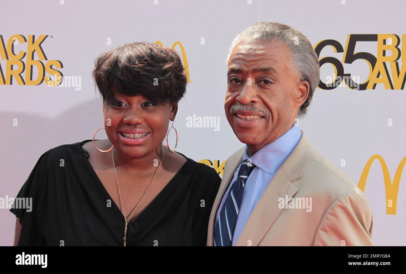 Youth activist (and honoree) Mary Pat Hector and the Reverend Al ...