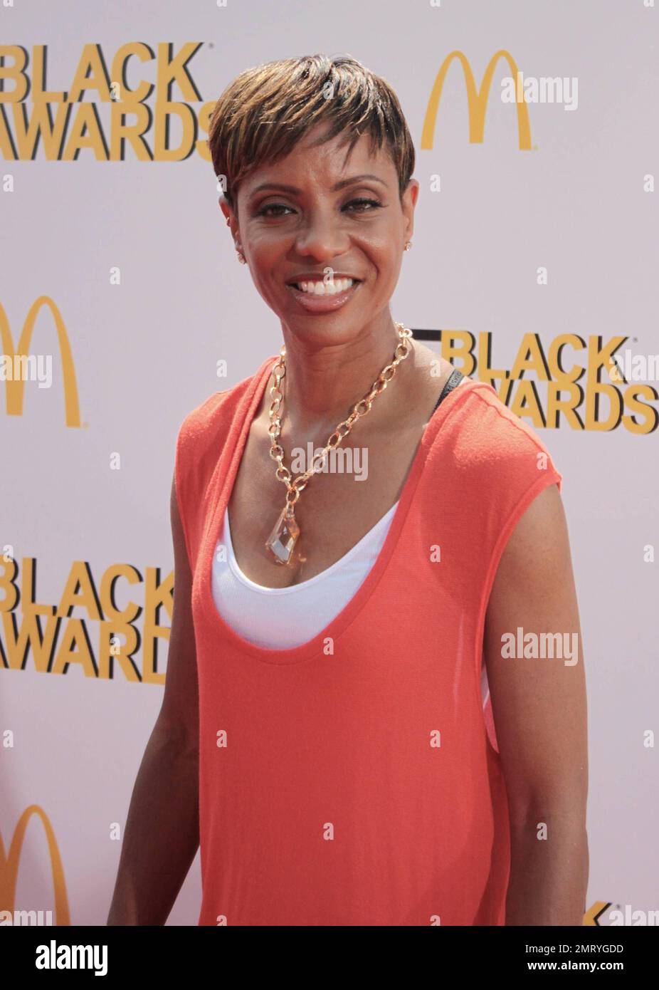 C Female hip-hop pioneer MC Lyte poses on the red carpet prior to the ...
