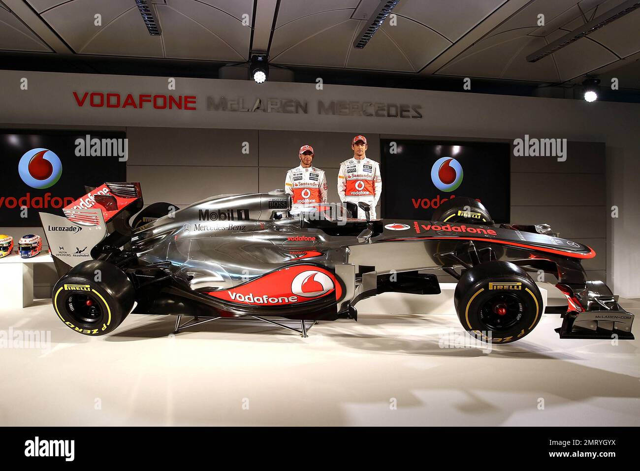 USA, CANADA, LATIN AMERICA AND GREECE ONLY - Jenson Button and Lewis ...