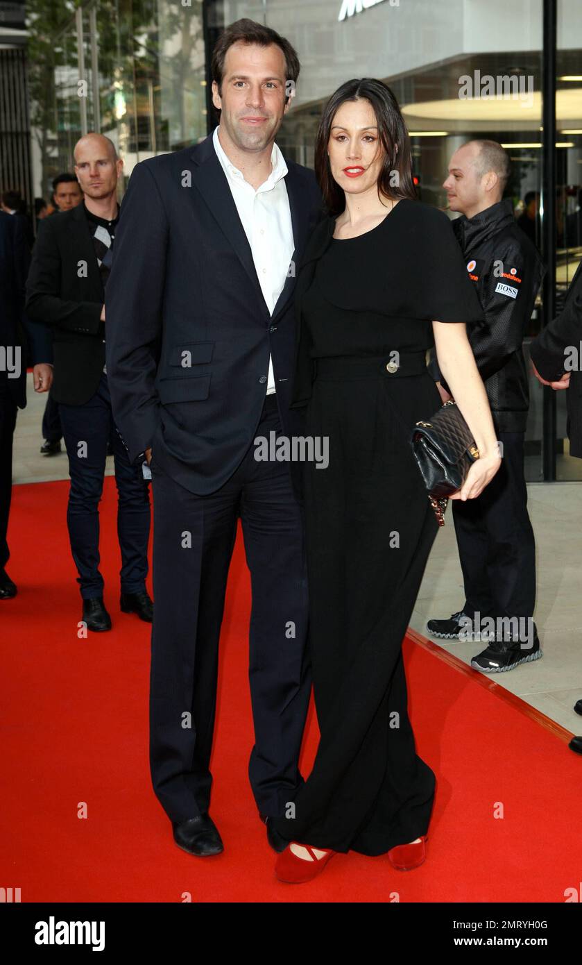 Greg and Lucy Rusedski at the McLaren Automotive Showroom opening at ...