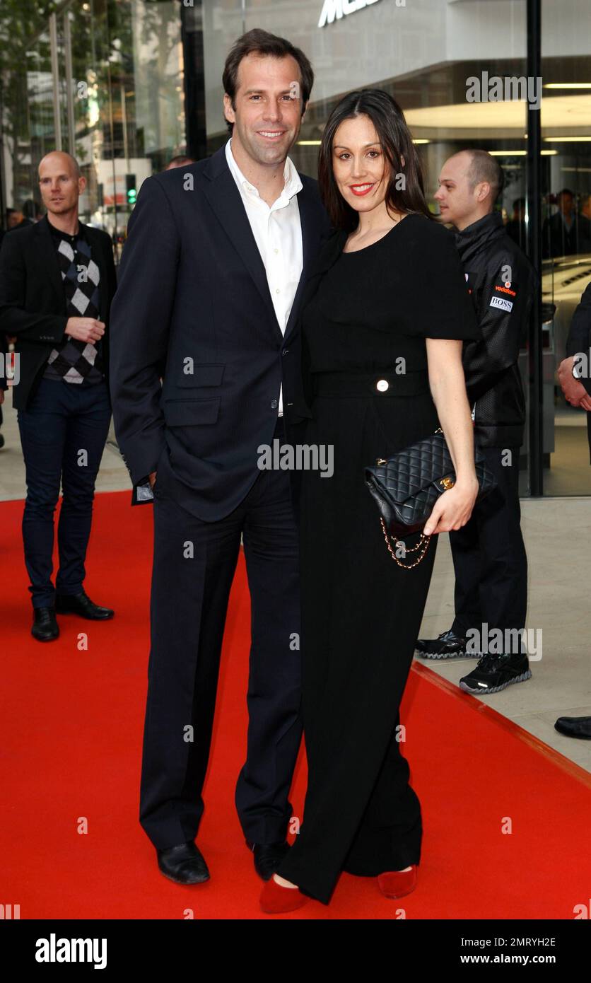 Greg and Lucy Rusedski at the McLaren Automotive Showroom opening at ...