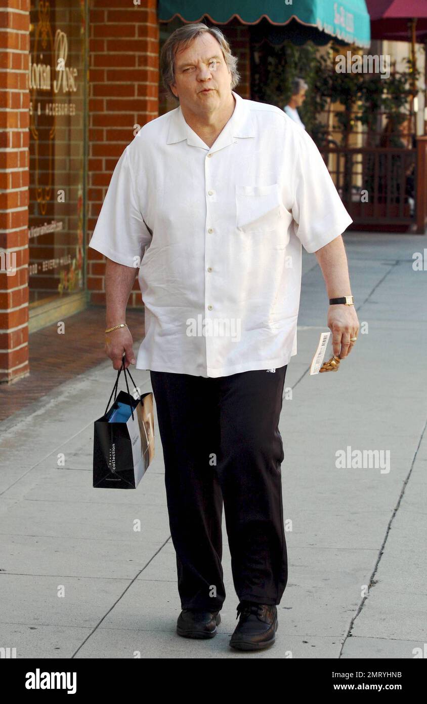 Rocker and actor Meatloaf (aka Michael Lee Aday) gets in a day of ...