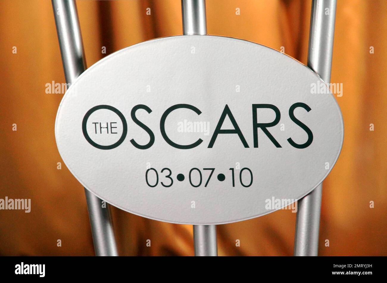 An Oscar staue on display at the Time Warner Center during the Academy ...