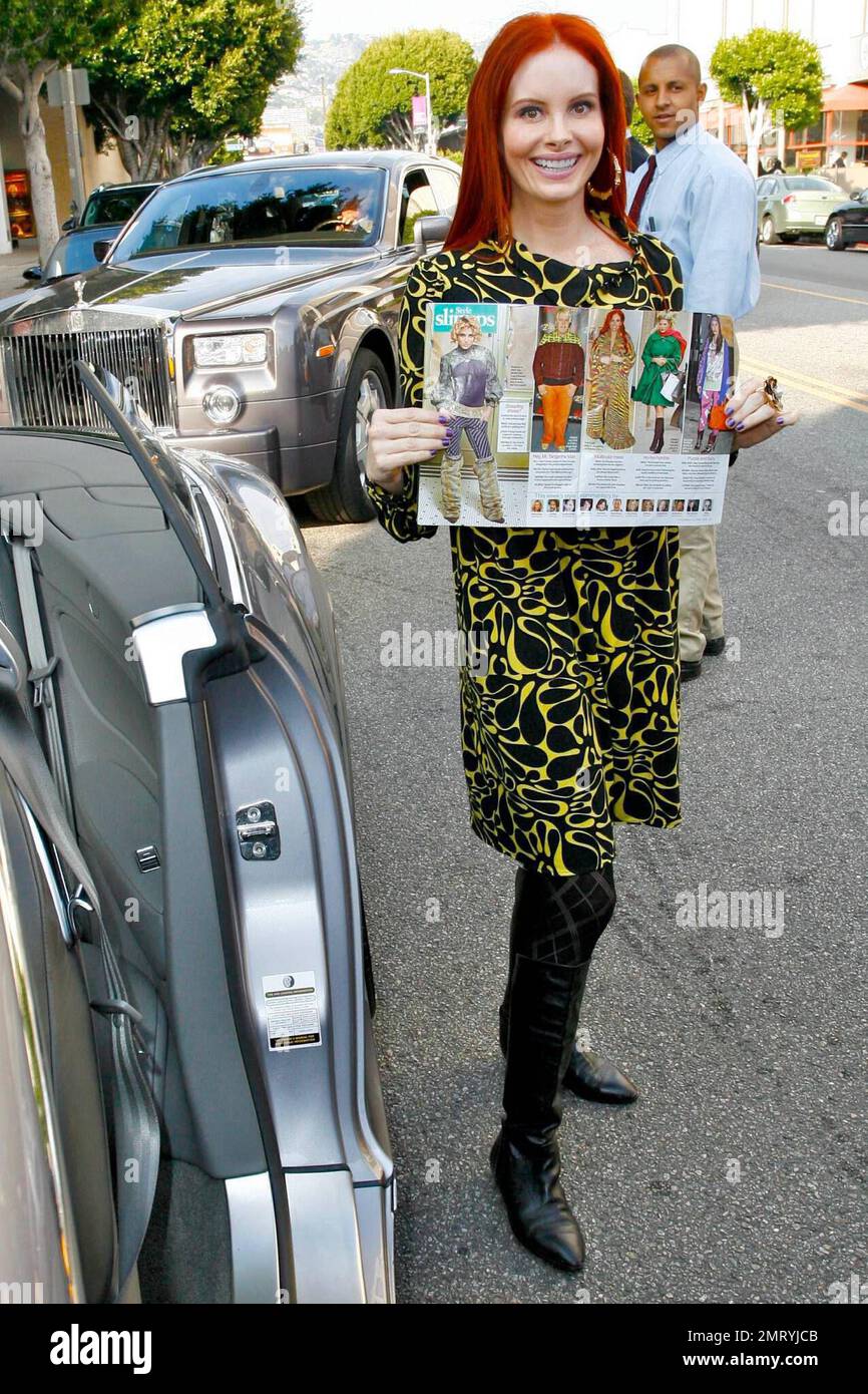 It's a meeting of the D-listers at the Ivy as Phoebe Price and Zsa Zsa ...