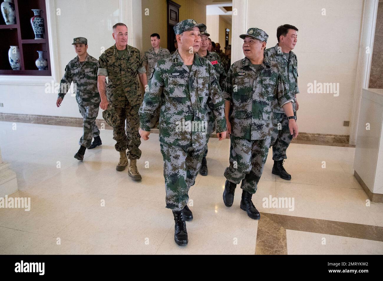 U.S. Chairman of the Joint Chiefs of Staff Gen. Joseph Dunford, second ...