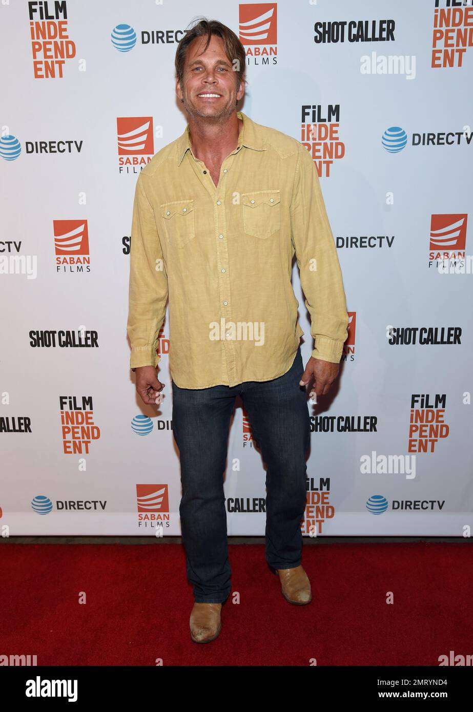 Chris Browning arrives at a special screening of "Shot Caller" at The ...
