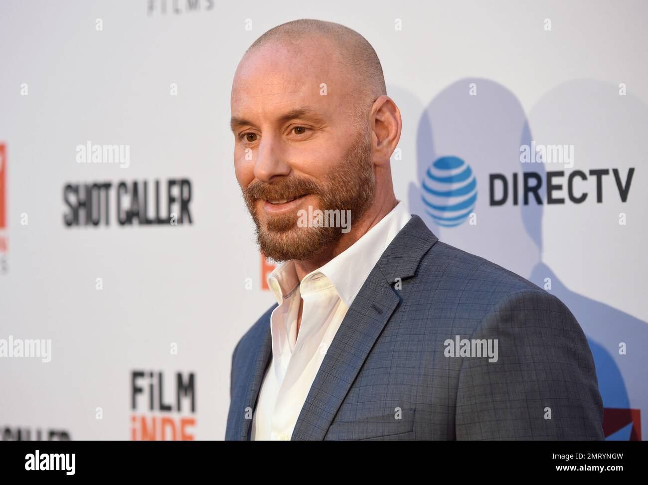 Matt Gerald arrives at a special screening of "Shot Caller" at The ...