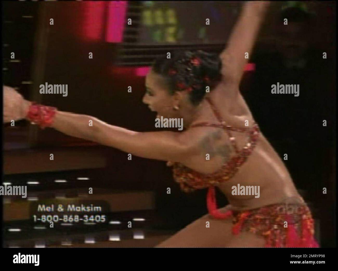 Melanie Brown, and her partner Maksim Chmerkovskiy received the best score out of all the ...