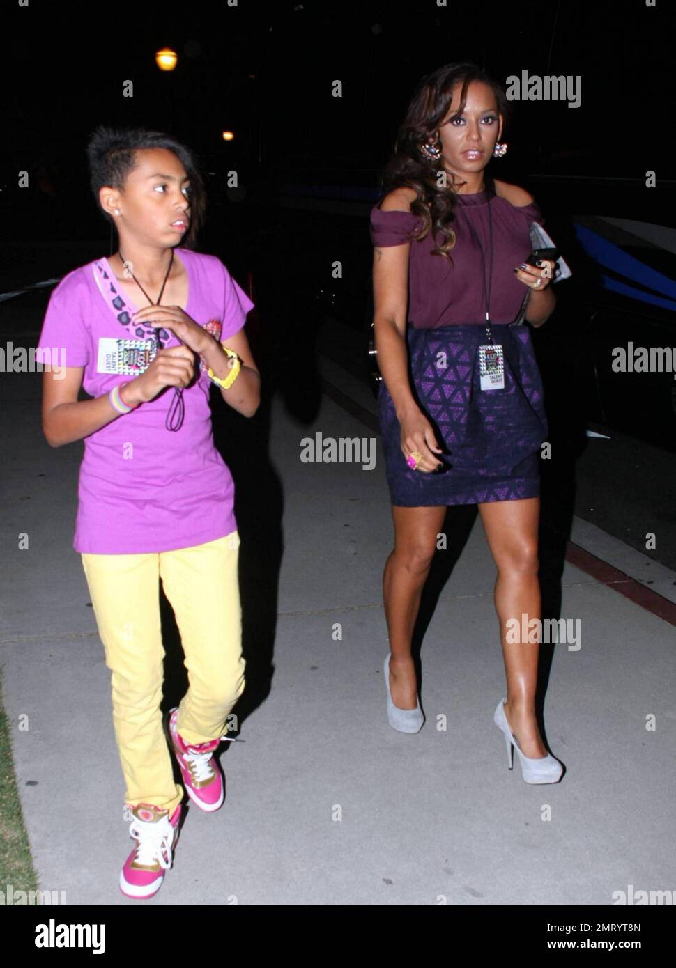 Mel b and daughter hi-res stock photography and images - Alamy