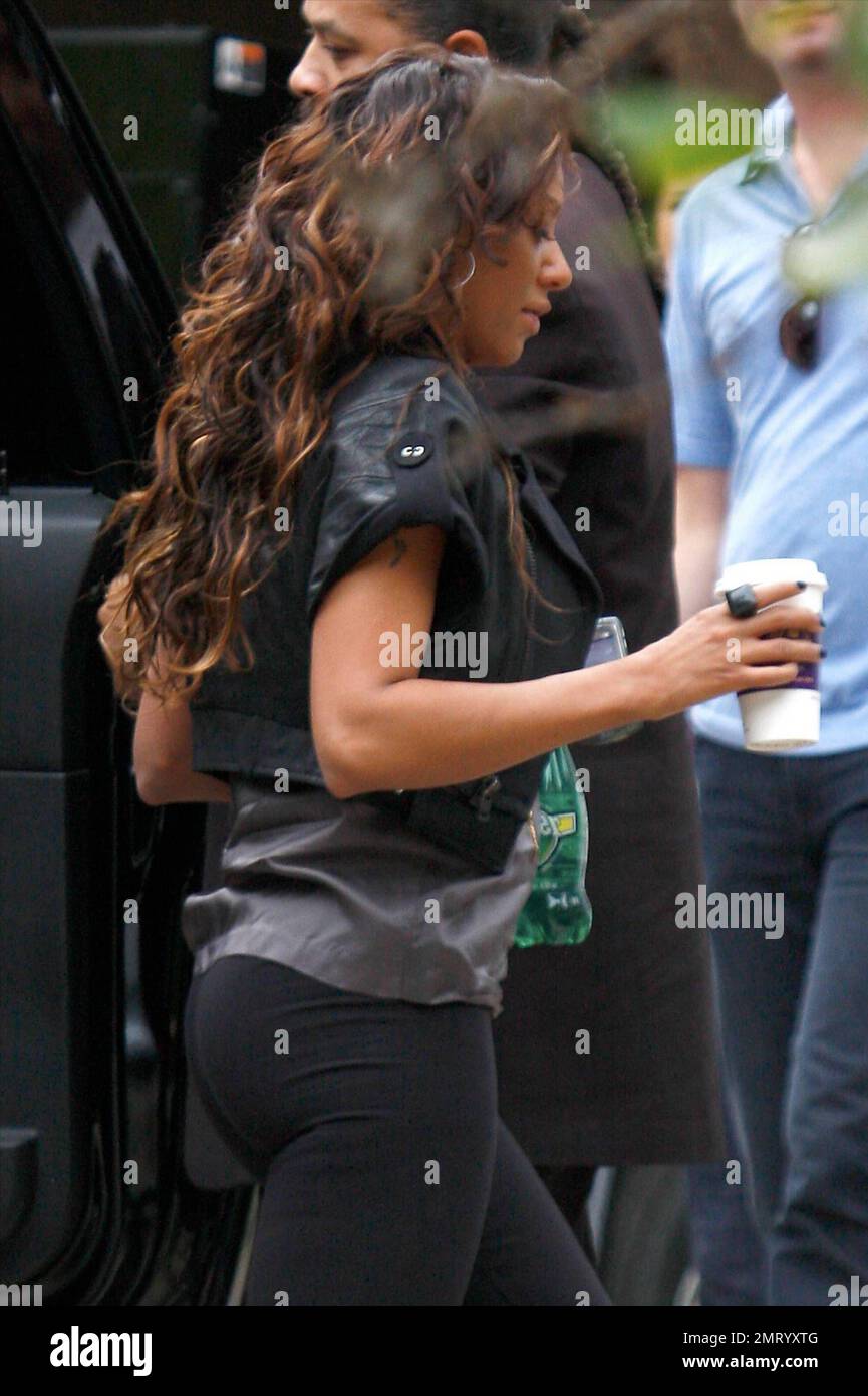 EXCLUSIVE!! Mel B arrives at a home in the Hollywood Hills to shoot a ...