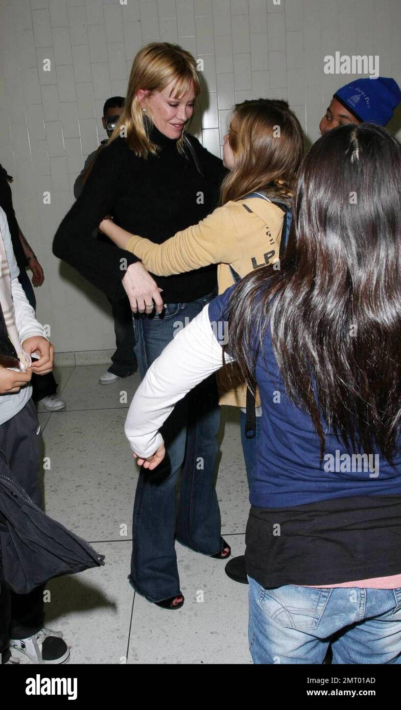 Melanie Griffith, looking fabulous as usual, arrives at LAX airport all ...