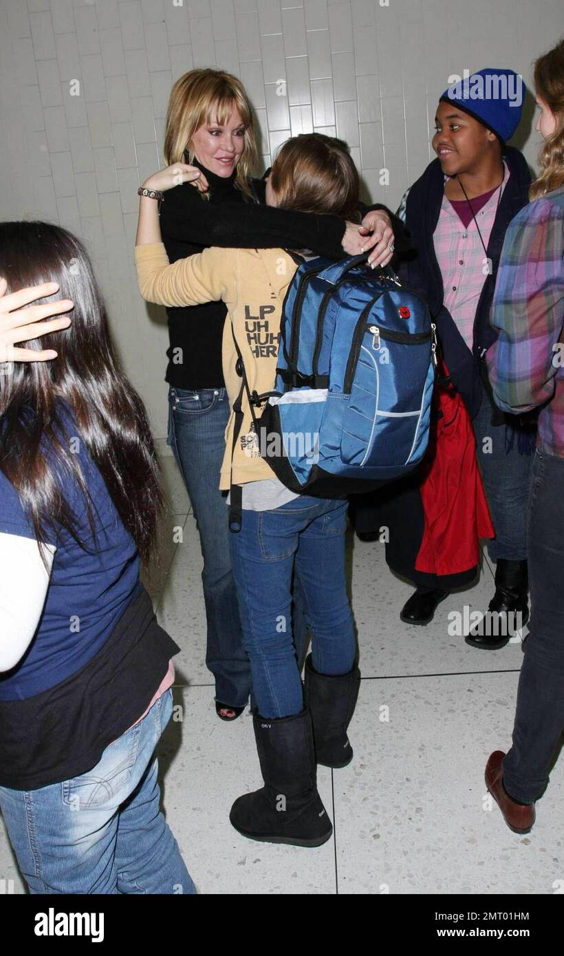 Melanie Griffith, looking fabulous as usual, arrives at LAX airport all ...