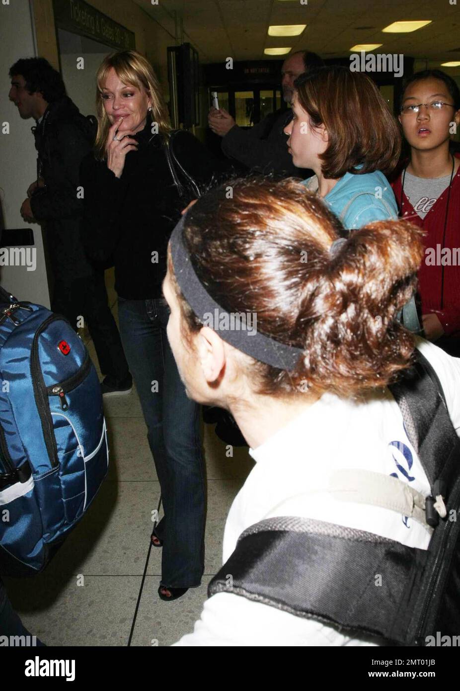 Melanie Griffith, looking fabulous as usual, arrives at LAX airport all ...