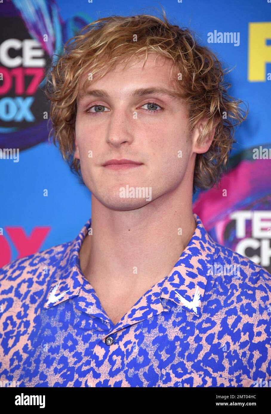 Logan Paul arrives at the Teen Choice Awards at the Galen Center on ...
