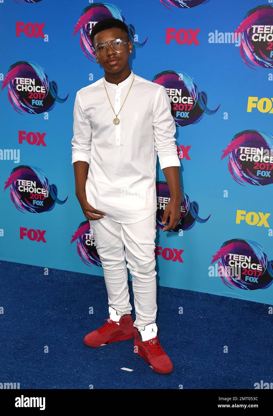 Kida Burns arrives at the Teen Choice Awards at the Galen Center on ...