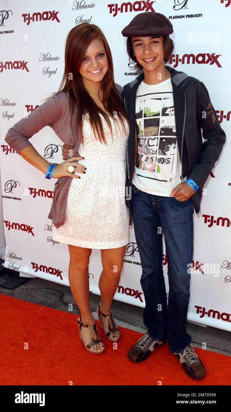 Actress Michelle DeFraites and Actor Bridger Zadina attending Melanie ...