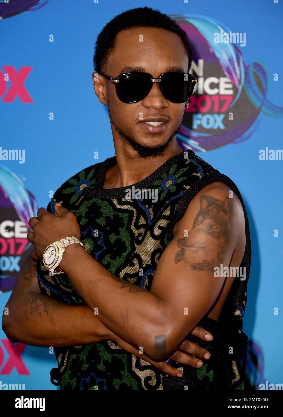 Swae Lee of "Rae Sremmurd" arrives at the Teen Choice Awards at the ...