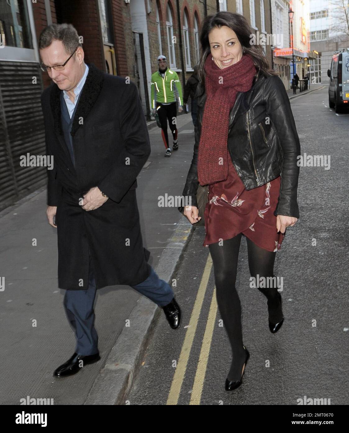 TV presenter Melanie Sykes is spotted leaving the The Ivy Club with a ...