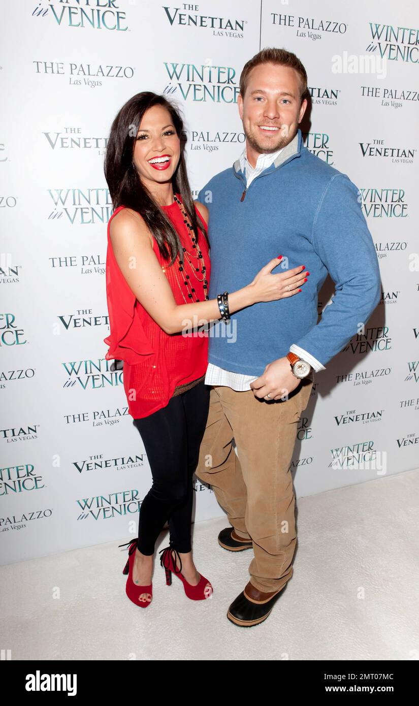 Melissa Rycroft and husband Tye Strickland at "Winter in Venice" Event ...