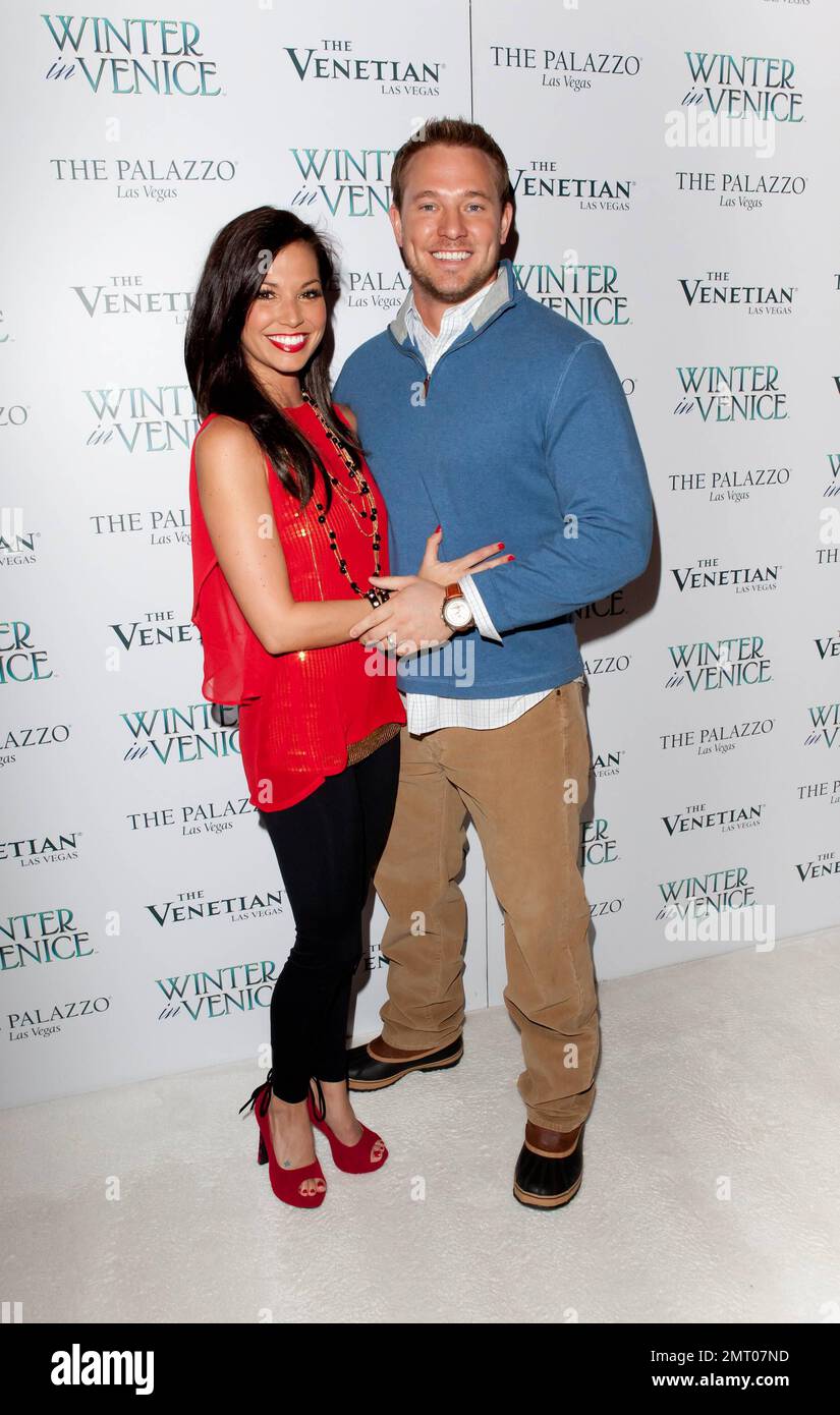 Melissa Rycroft and husband Tye Strickland at "Winter in Venice" Event ...