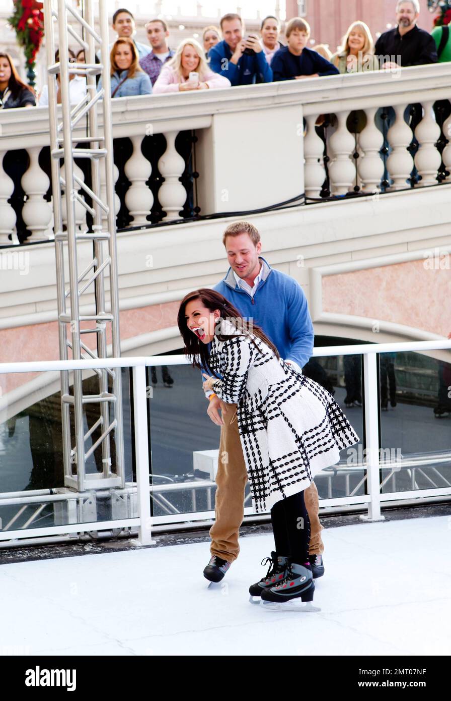 Melissa Rycroft and husband Tye Strickland at "Winter in Venice" Event ...