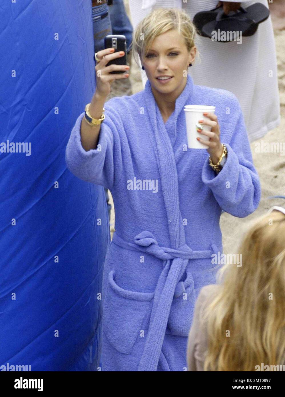 Katie Cassidy and Jessica Lucas take part in a photo shoot for their ...