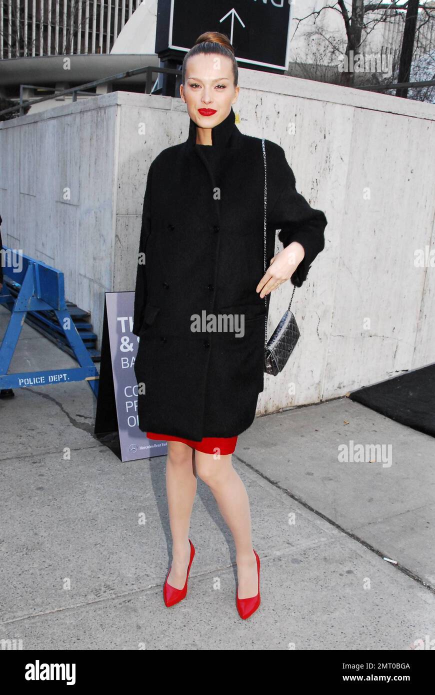 Petra Nemcova at Mercedes-Benz Fashion Week events on day three of the ...