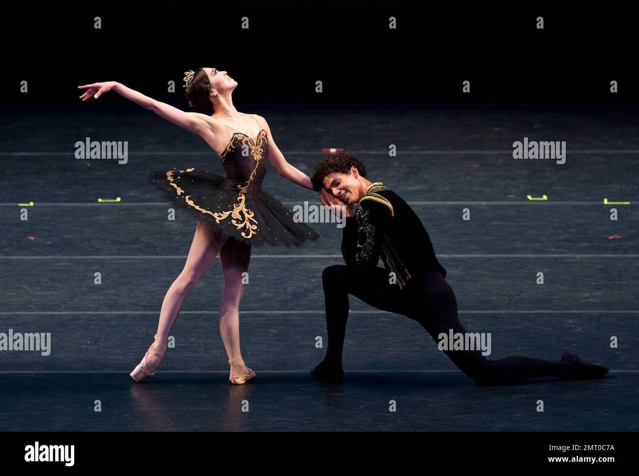 Renowned Mexican ballet dancer Isaac Hernandez, right, a lead dancer ...
