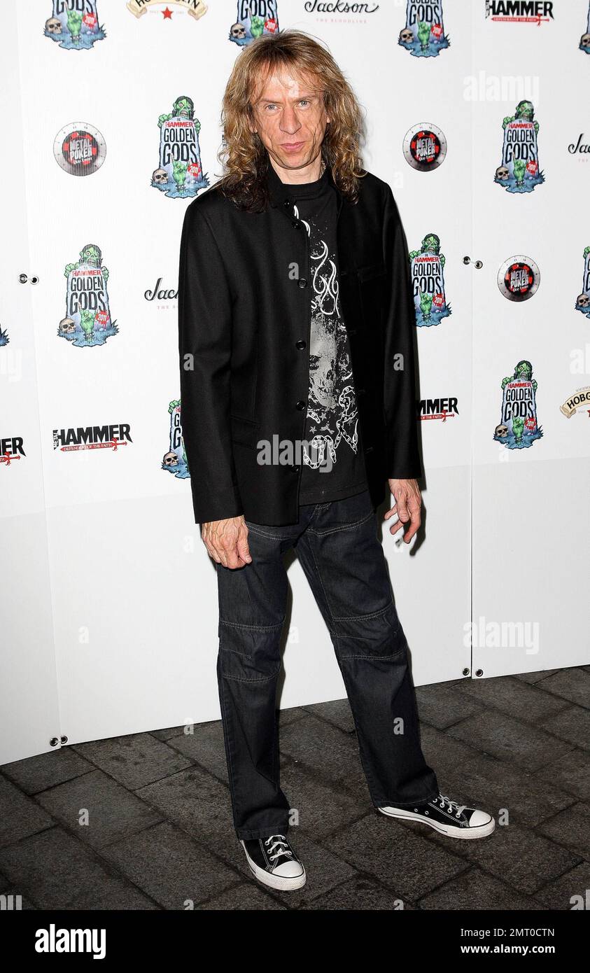 Brian Tatler at the Metal Hammer Golden God Awards 2011 at Indigo at O2 ...