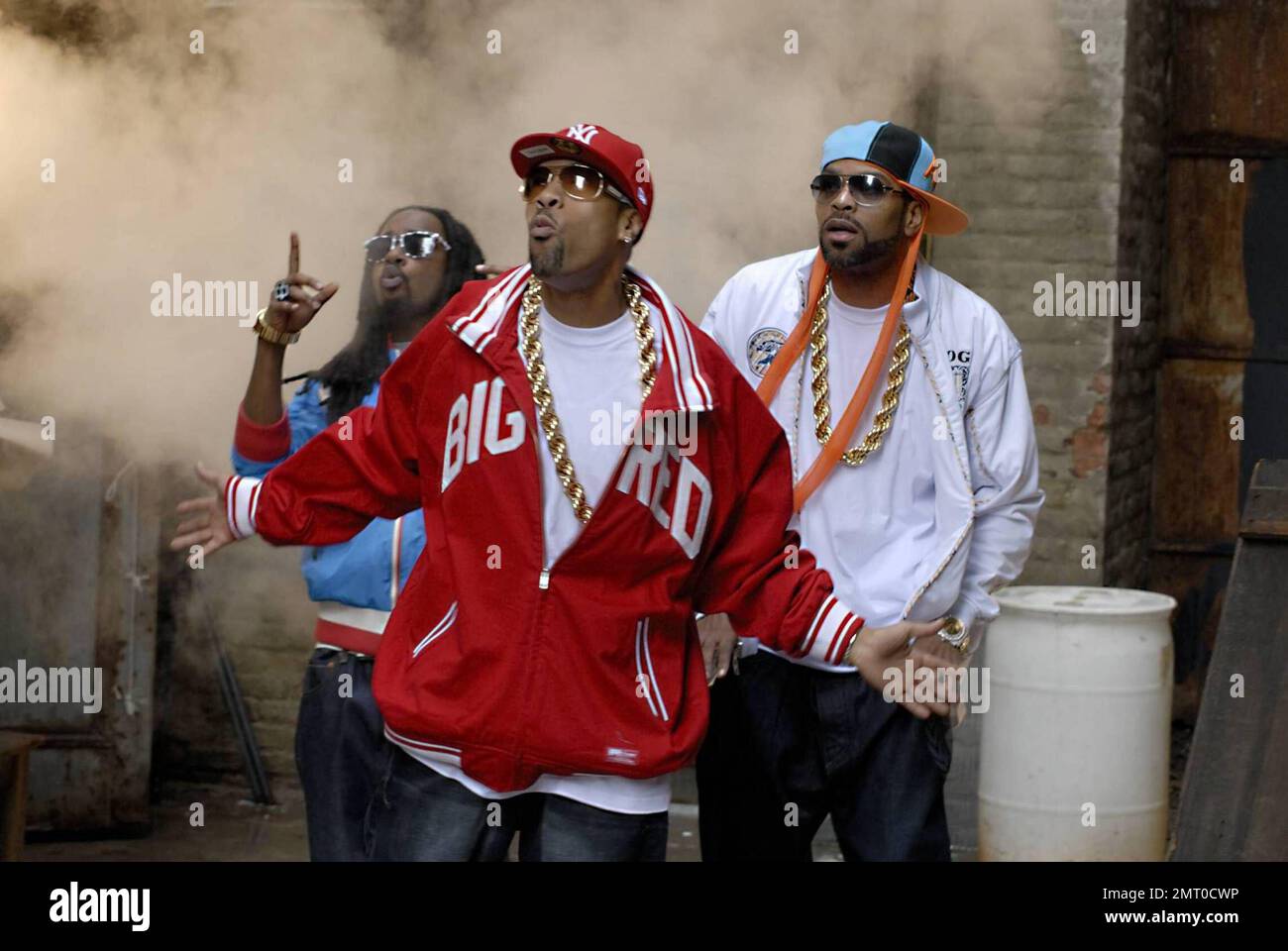 The Brooklyn set of Method Man and Redman's new video shoot, New York ...