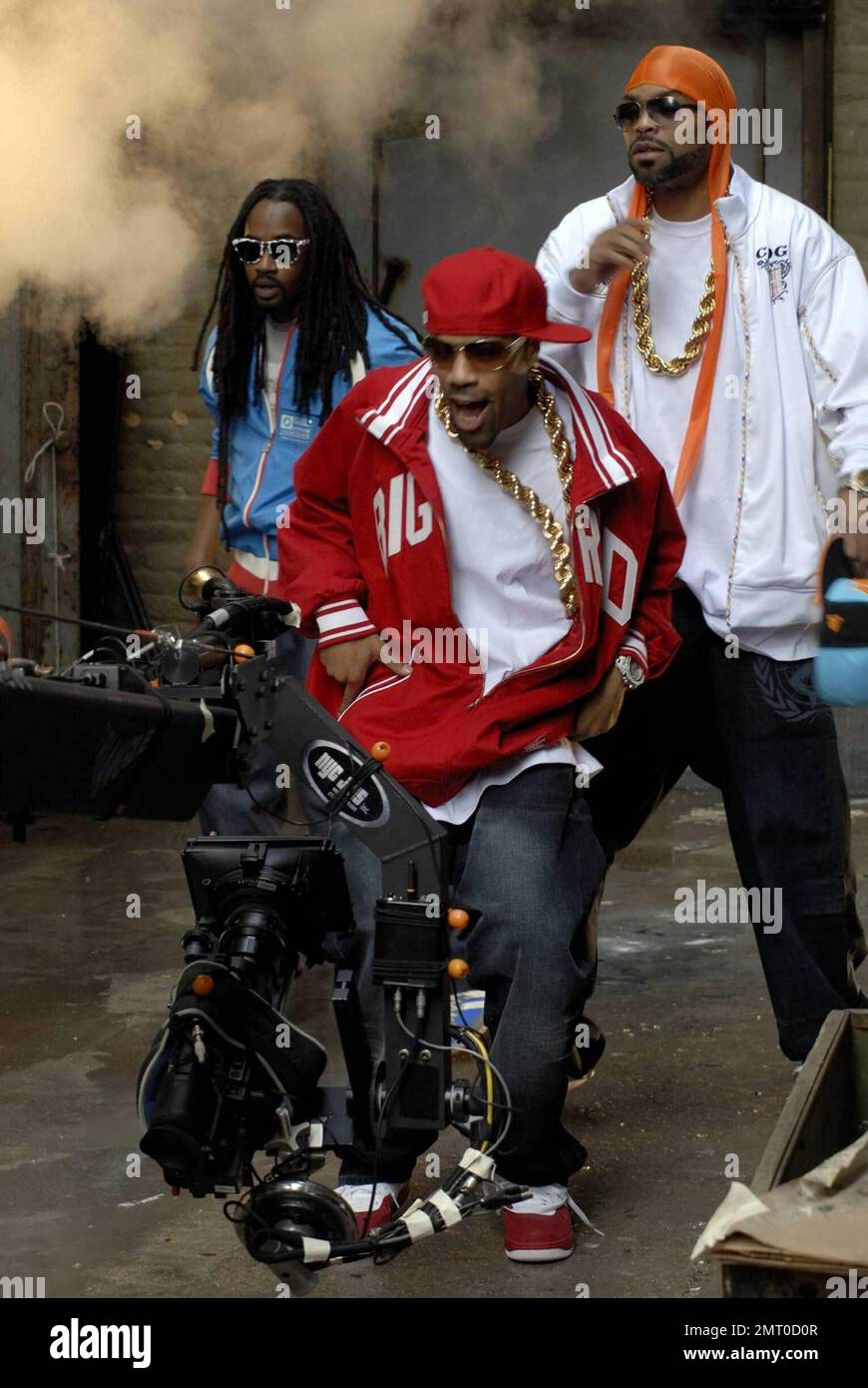 The Brooklyn set of Method Man and Redman's new video shoot. New York ...