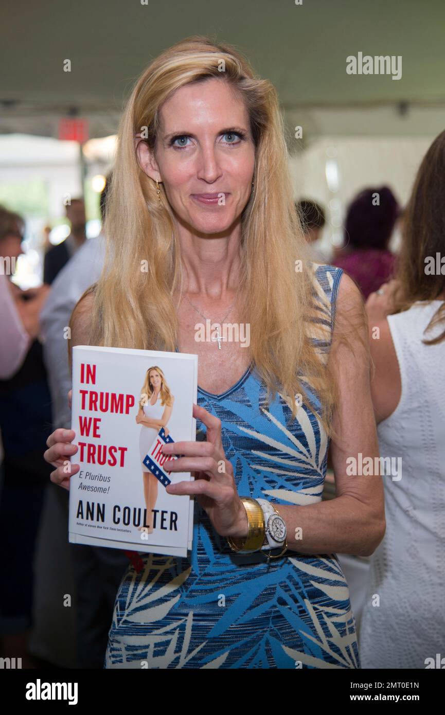 Ann Coulter attends the East Hampton Library's 13th Annual Authors ...