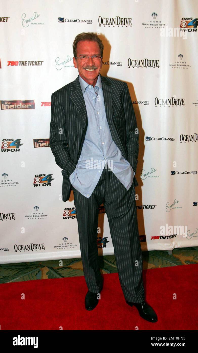 Pat OBrien arrives at the Miami Rocks fundraiser at Loewes Hotel in ...