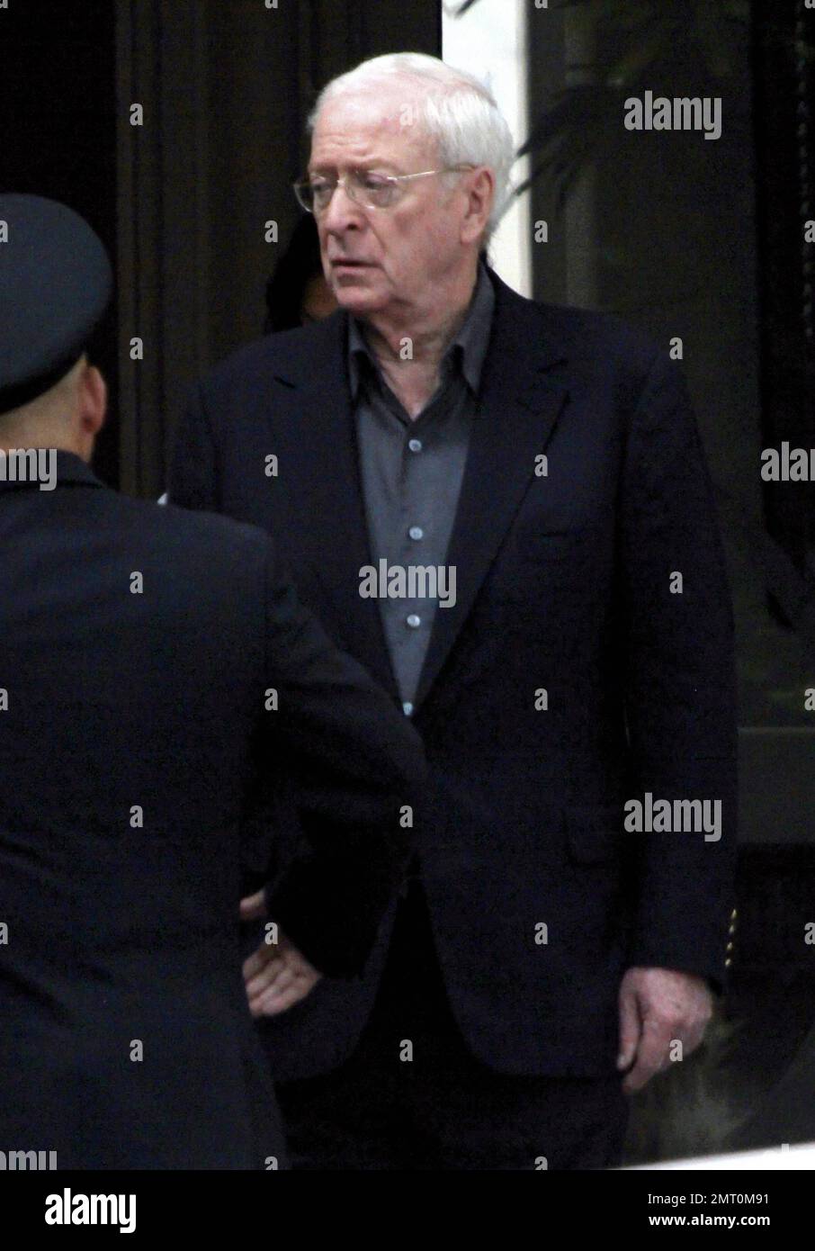 EXCLUSIVE!! "The Dark Knight Rises" star Sir Michael Caine was seen out ...