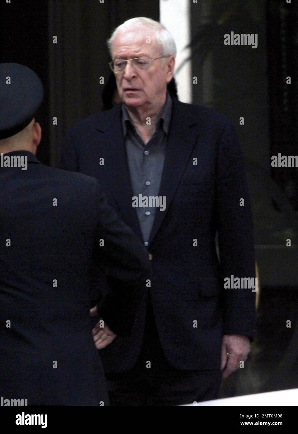 EXCLUSIVE!! "The Dark Knight Rises" star Sir Michael Caine was seen out ...