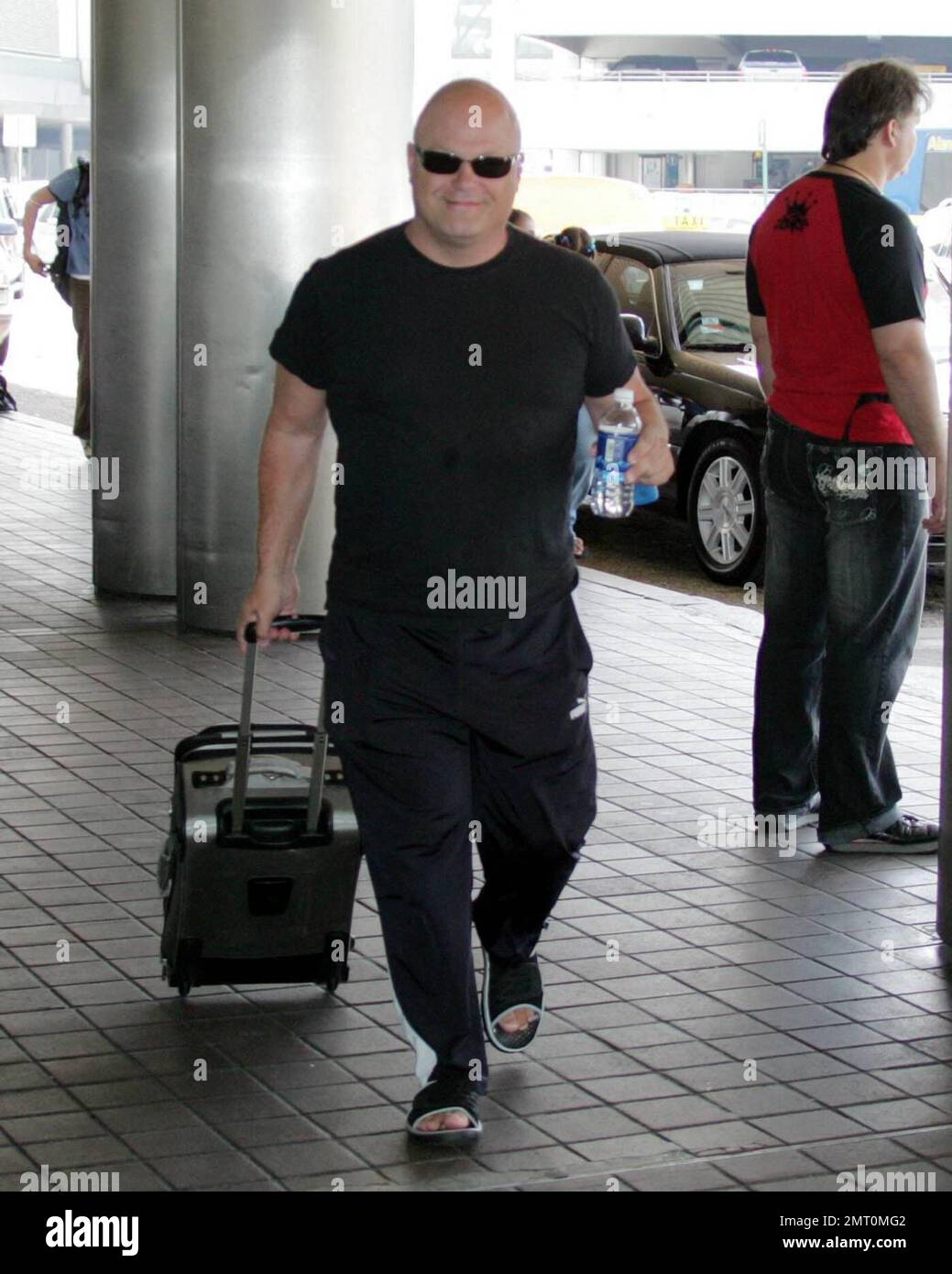 Exclusive!! "Fantastic Four" actor Michael Chiklis arrives at Miami ...