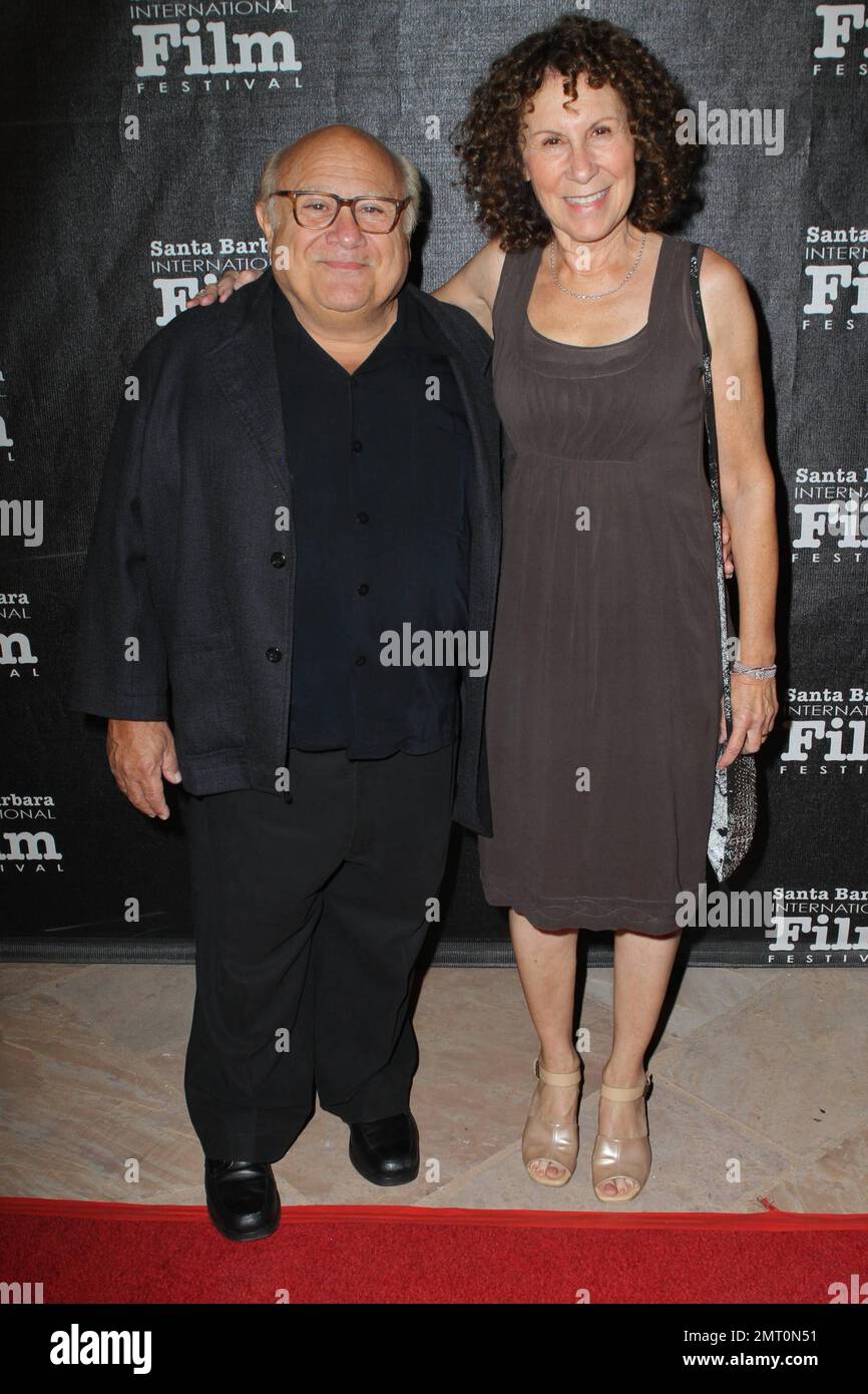 Danny DeVito and Rhea Perlman at the Santa Barbara Film Festival ...