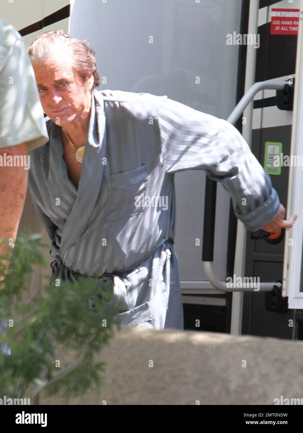 EXCLUSIVE!! Looking very much the character, Michael Douglas wears his ...