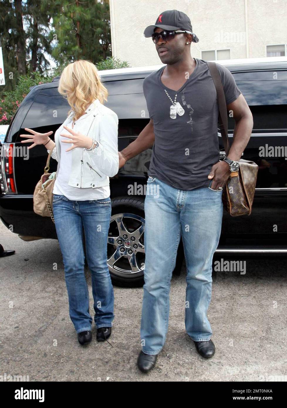 Michael Irvin and Anna Demidova arrive for rehearsal for "Dancing with ...