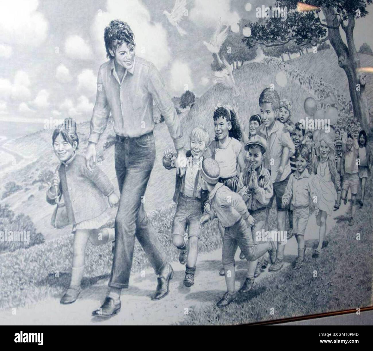 Michael Jackson And His Kids At Neverland Ranch