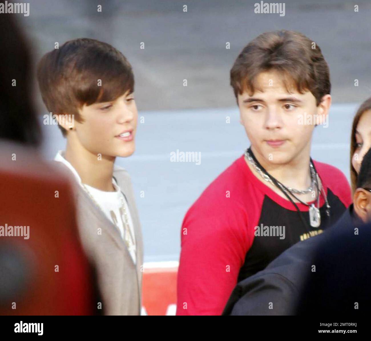 Michael Jackson's son, Prince Michael and Justin Bieber at the Michael ...