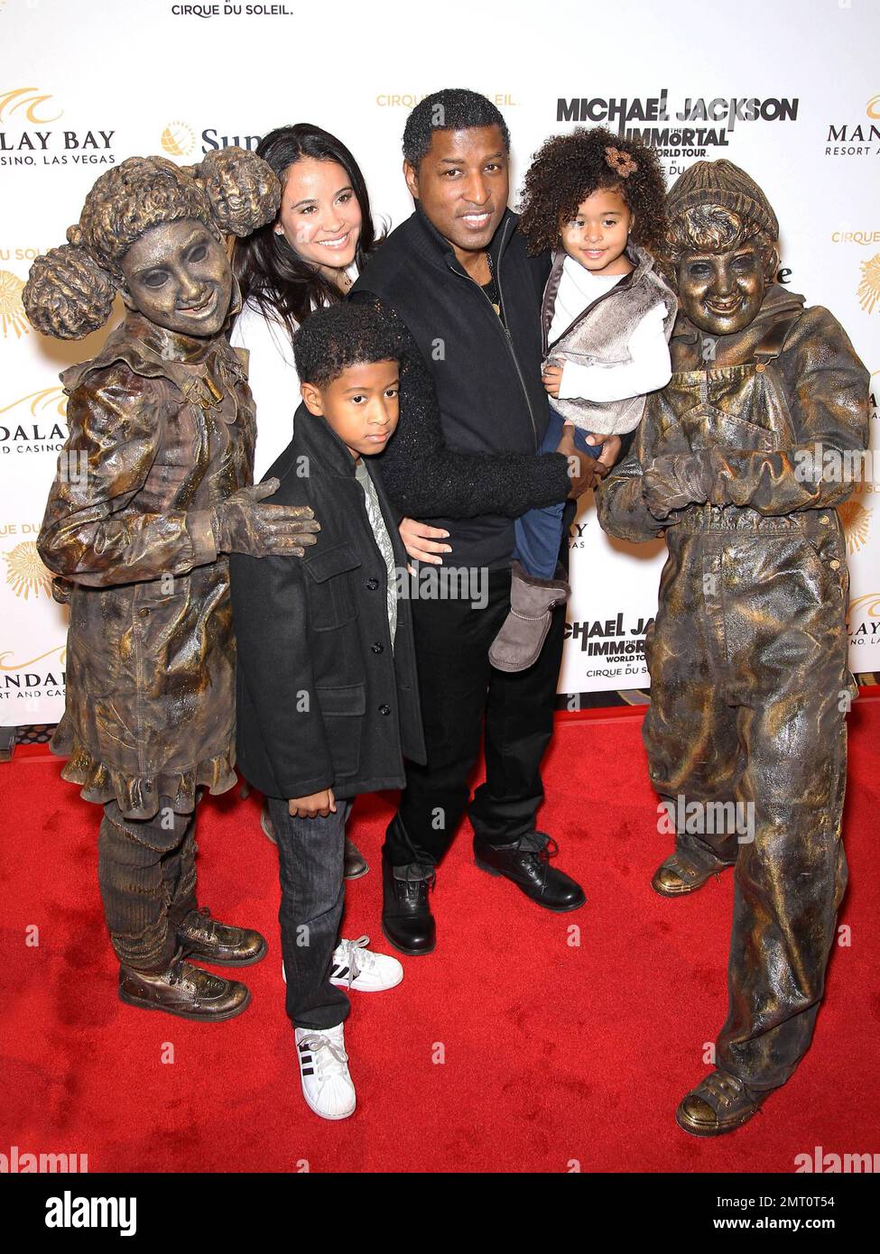 Kenneth Babyface Edmonds, Nicole Pantenburg, daughter Peyton Nic at the ...