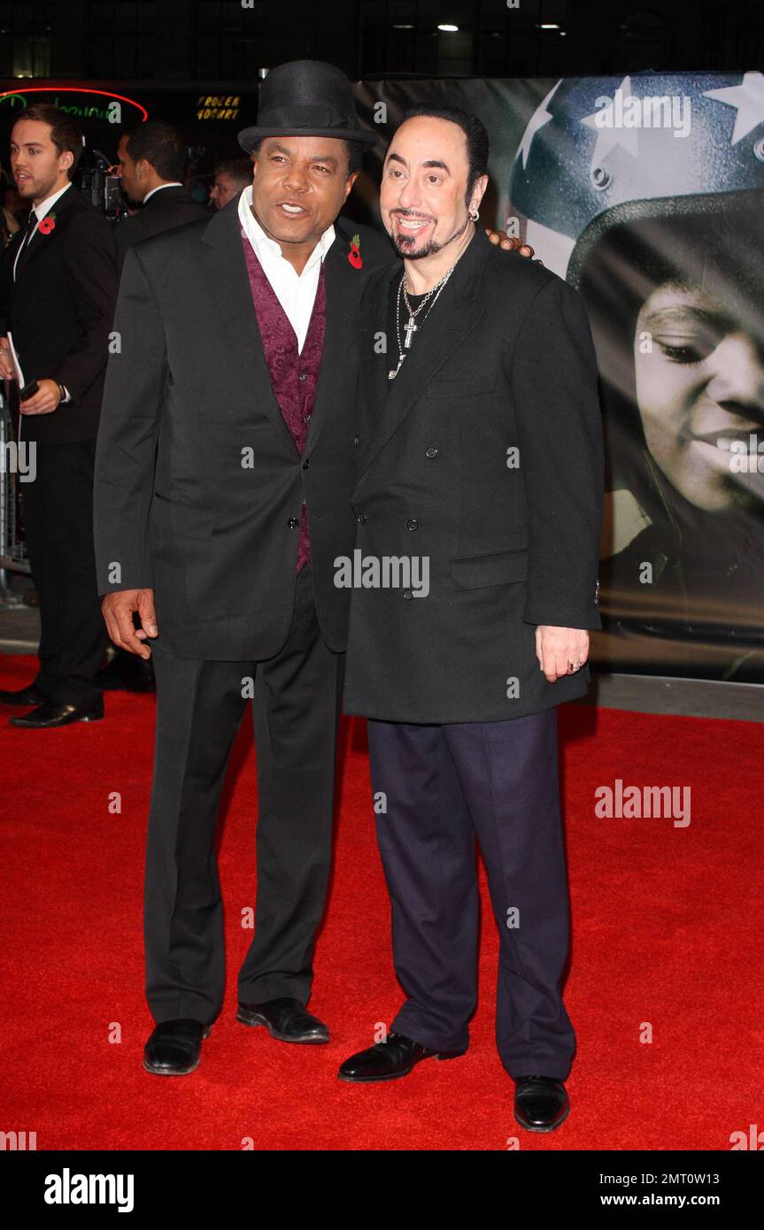 Tito Jackson and David Gest at the premiere of "Michael Jackson: The ...