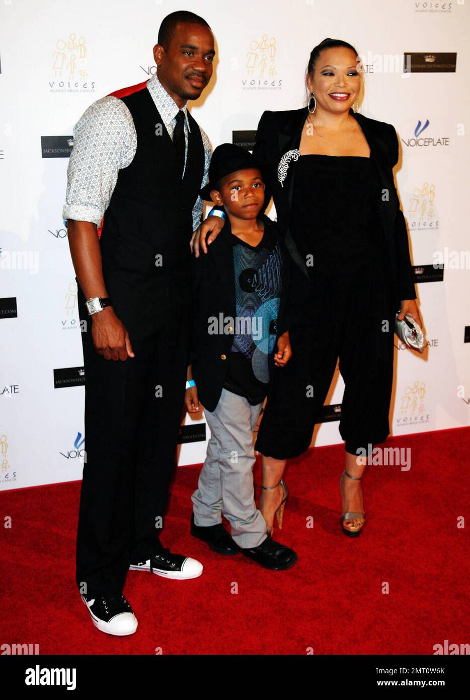 Duane Martin, wife Tisha Campbell-Martin and their oldest son Xen ...